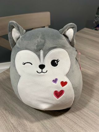 Squishmallow 8 Inch Flora The Fox Valentine Plush Kelly Toy | #48841013