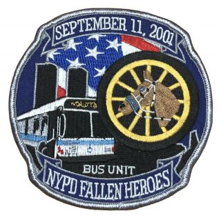NYPD York City Police Department Fallen Heroes TD4 Transit District ...