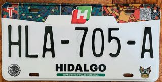 HIDALGO MEXICO License Plate Expired Graphic Background PACHUCA | #28084602