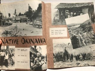 1940 ' S WWII Era Okinawa Japan Memory Booklet After The War Printed By ...