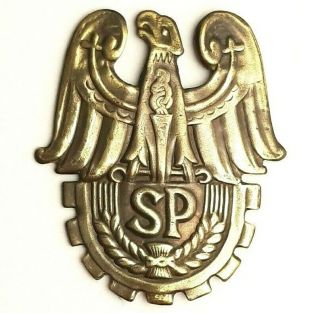WW2 Polish Poland Cap Badge | #15289494