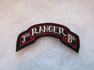 3rd Ranger Battalion Scroll Patch WWII US Army P0020 | #15166339