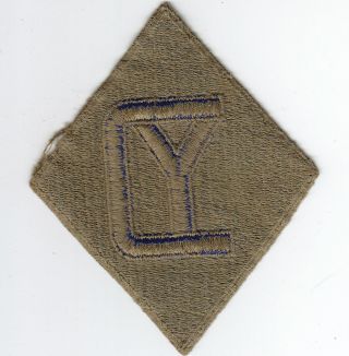 WWII US Army 26th Infantry Division Patch - Greenback | #53838456