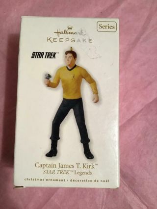 Hallmark Keepsake Ornament Star Trek Legends Captain James T. Kirk ...