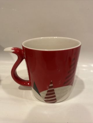 Starbucks 2016 Holiday Red Fox Tail Scarf Mug Cup 12oz In Green Gift ...