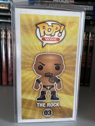 Funko POP WWE Wrestling The Rock Vinyl Figure 03 Dwayne Johnson First ...