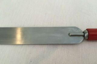 Androck Catalin Bakelite RED Bullet Handle Stainless Dessert Frosting ...