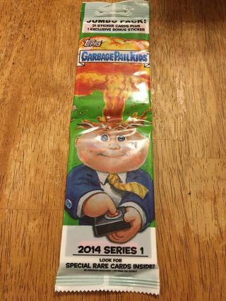 GPK Garbage Pail Kids 2014 Series 1 Jumbo Value Pack Topps Trading ...