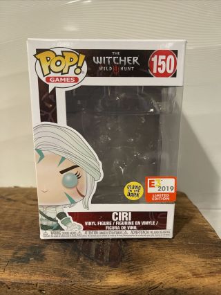 Funko Pop The Witcher Ciri Glow In The Dark E3 2019 Box Damage | #50762056