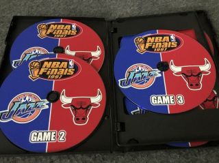 1997 NBA Finals Chicago Bulls Vs Utah Jazz DVD Michael Jordan, Malone ...