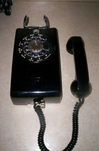 Vintage Northern Telecom Telephone Black Rotary Dial Phone | #44079862