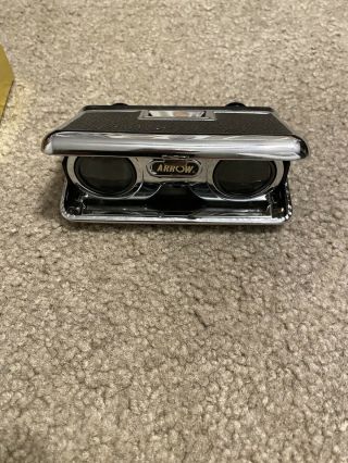 VTG Arrow Opera Glasses Sport Glass 2. 5x Folding W/ Box Black | #55839866