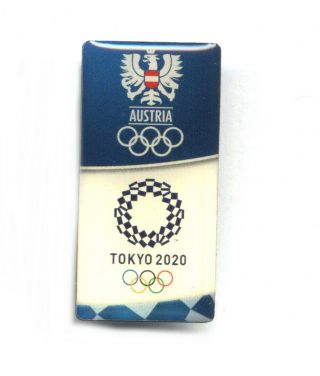 Tokyo 2020 Olympic Pin POLAND NOC Dated Badge POLSKA PKOL | #55484309